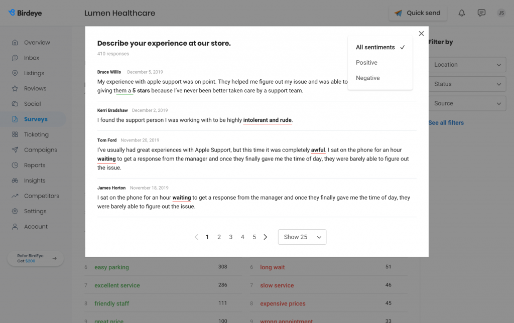 Customer sentiment analysis: Get actionable insights | Birdeye